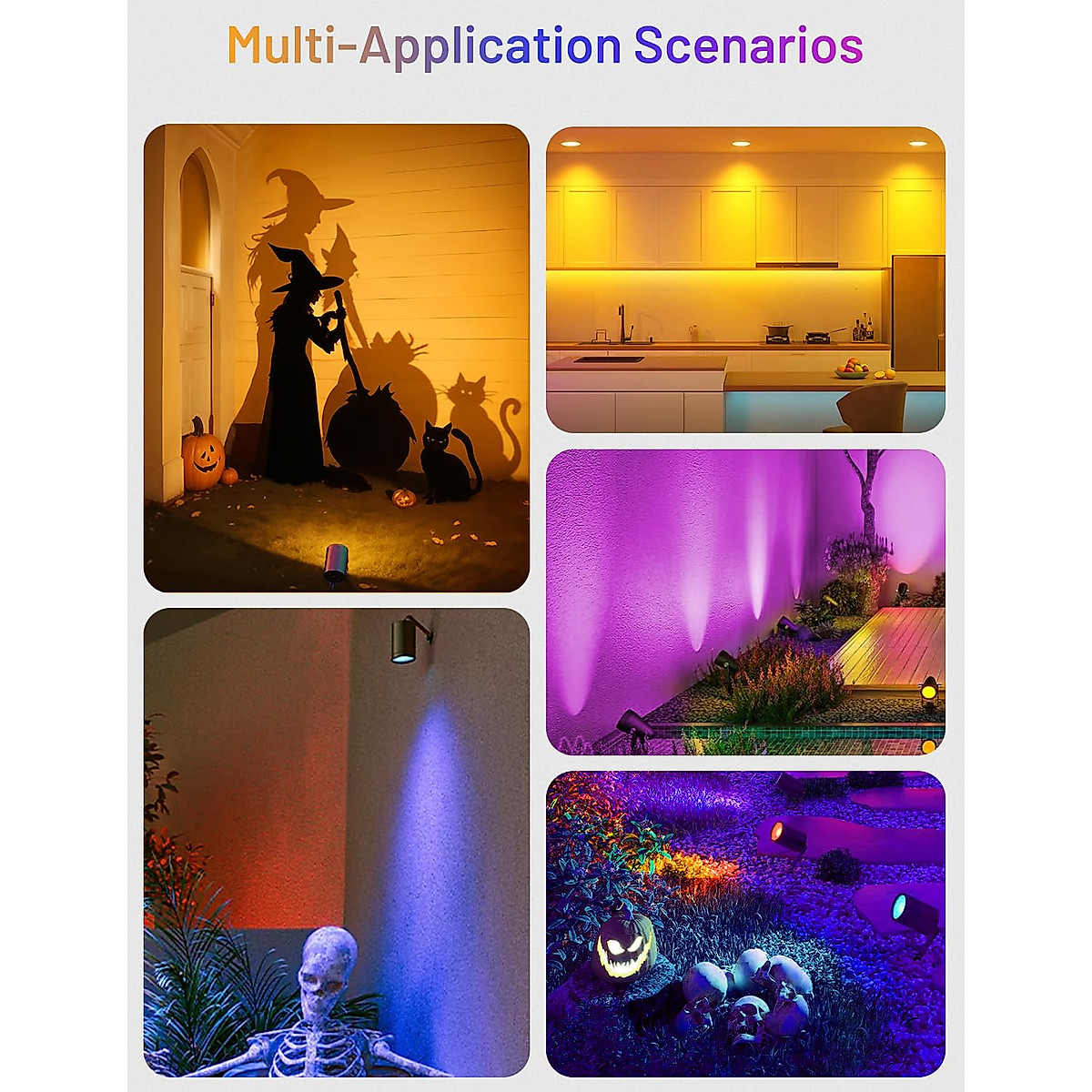 MCDYLUK LED MR16 Blue Light Bulb 4W, 20W 35W 50W Halogen Equivalent, 12V Low Voltage GU5.3 Bi-Pin Led Blue Bulbs for Halloween Outdoor Landscape Yard Garden Tree Pool Holiday Lighting, 38 Deg, 6 Pack