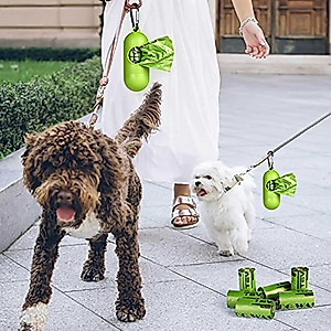 Tevado 120PCS Dog Poop Bag, Extra Thick Large Poop Bags for Dogs, Premium Dog Poop Bags Leak Proof, Tear Resistant Dog Pet Waste Bags Doggie Bags Scented with Free Dispenser