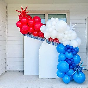 Red Balloons 110Pcs Red Balloon Garland Arch Kit 5/10/12/18 Inch Matte Latex Red Balloons Different Sizes as Birthday Balloons Wedding Valentine’s Day Balloons Christmas Balloons Party Decorations