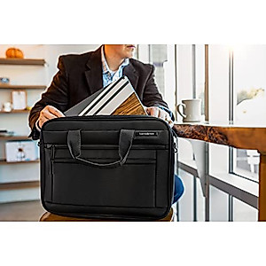 Samsonite Classic 2.0, Black, 17" 2 Compartment Briefcase