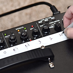 Labeling Tape - Clean Removable Console Tape | Adhesive Tape for Light Control Board, DJ Mixing Board, Audio Mixer, Arts and Crafts, Office Products, Ink Pens and Markers | Tons of Uses - 1"x20Yds