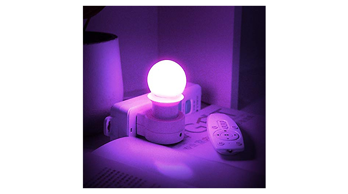 KQHBEN LED Purple Light Bulb for Parties & Decor