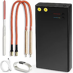 Spot Welder Rechargeable Upgraded Enhanced Spot Welding Machine 6700Mah Battery for Energy Storage Protable Spot Welding Equipment with USB Fast Charging