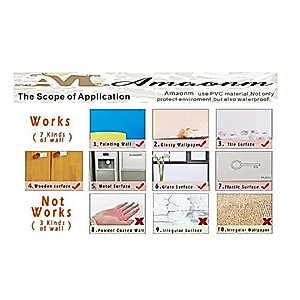 Amaonm® Removeable 3D DIY Nursery Flowers Wall Decals Stickers Murals Peel & Stick Home Decorations Art Decor for Kids Babys Girls Room Bedroom Offices Bathroom Living Room Classroom