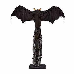Spirit Halloween 6 Ft Desmodus Animatronic | Animated Decoration | Body Extends | Lunging Mechanism | Plays Sounds