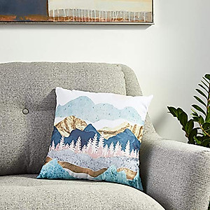 Society6 Space Frog Designs Summer Vista Indoor Throw Pillow, 16"x16", Multi