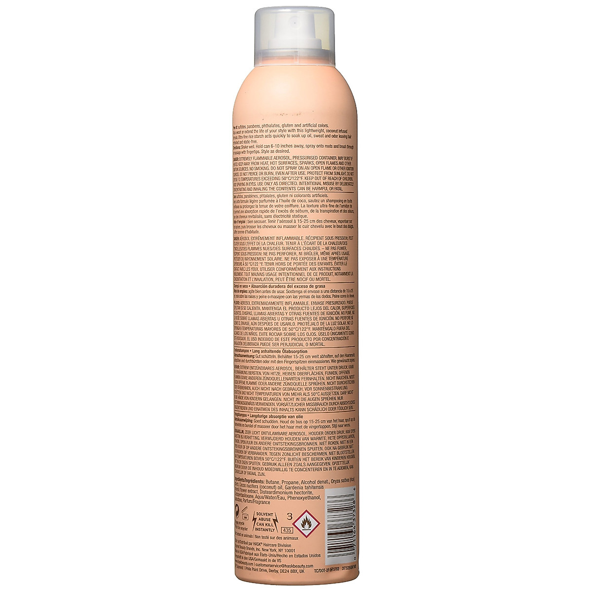 Hask Monoi Coconut Dry Shampoo, 6.5 Ounce