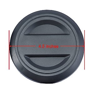 CPOWACE 4pcs Hub Wheel Center Caps Compatible with Polaris RZR, Black Tire Wheel Center Rim Cap Accessories Compatible with Polaris RZR 1000 XP Turbo/XP 4/Ranger 2017-2021(Replace #1522872-655)