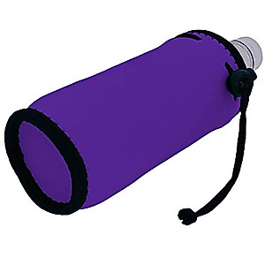 Blank Neoprene Water Bottle Coolie (4 Pack, Purple)