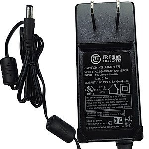 Genuine 12V 1.5A AC/DC Adapter for Vivint V-CAM1 CM01 Ping Camera ADC-V620PT ADC-V620 SmartHome Security Video Alarm.com Hoioto ADS-26FSG-12 12018EPCU Honor 12VDC 1.5 A 18W DC12V Power Supply Charger