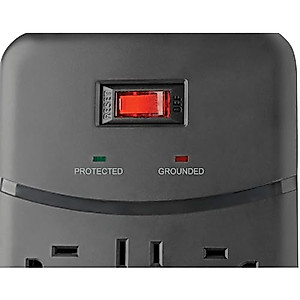 Tripp Lite TLP128TTUSBB 12 Outlet Surge Protector Power Strip, 2 USB Charging Ports, Tel/Modem/Coax Protection, 8ft Cord Right Angle Plug, Black, Lifetime Insurance & $150K Insurance