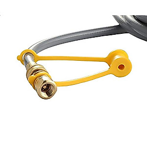 KIBOW 12Ft 3/8 Inch ID Low Pressure Natural Gas and Propane Gas Hose Assembly-CSA Certified