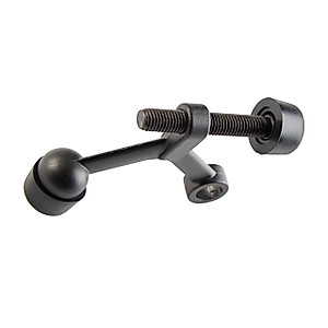Delaney Hardware 402602- Hd Hinge Pin Door Stop, Black