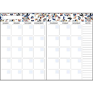 Posh: Undated Monthly Pocket Planner Calendar