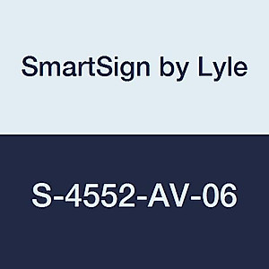 Smartsign S-4552-AV-06 "Caution - Radiation Hazard" Projecting Aluminum V-Sign