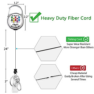 Phlebotomy Badge Reel Retractable Heavy Duty, Phlebotomist ID Badge Holder Retractable Clip, Funny Nurse Badge Reel ID Card Holder Name Badge Clip My Job is All Rainbows and Butterflies