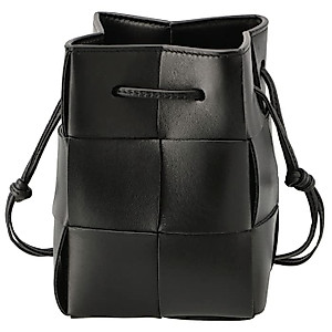 Bottega Veneta 680217 VCQC4 Shoulder Bag, Cassette, Mini Crossbody Bag, Black