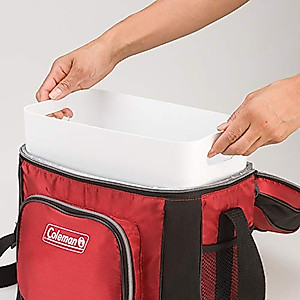 Coleman Chiller Series Insulated Portable Soft Cooler, Leak-Proof 30 Can Capacity Ice Cooler with Ice Retention