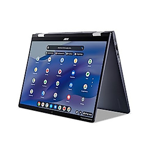 acer Chromebook Spin 714 CP714-1WN-53M9 Laptop Intel Evo Intel Core i5-1235U 14" 1920x1200 IPS Touch Display 8GB LPDDR4X 256GB SSD Wi-Fi 6E FHD MIPI Webcam Backlit Keyboard Chrome OS