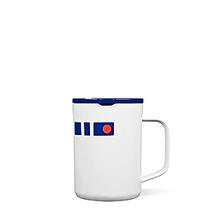 Corkcicle Star Wars 16 Oz Coffee Mug Triple Insulated Stainless Steel Cup, R2D2