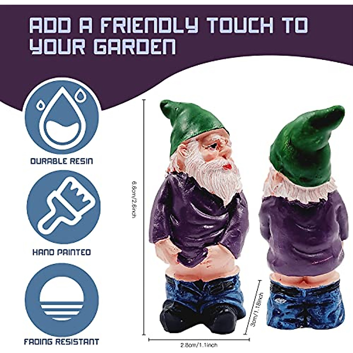 4pcs Miniature Gnome Fairy Garden,Collectible Garden Gnome with Fire Set,Garden Accessories Ornaments Decorations,Garden Gnomes Figurines Mini Landscape Gnome Statue for Outdoor/House Decor Gift