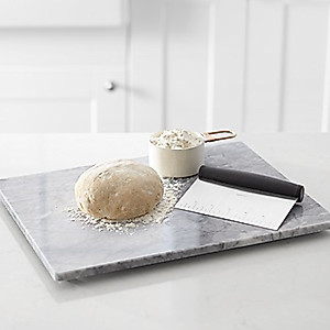 Amazon Basics Multi-Purpose Stainless Steel Scraper/Chopper with Contoured Grip, 6-Inch