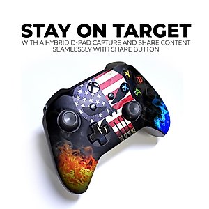 DreamController Miles Morales Spiderverse Custom X-box Controller Wireless compatible with X-box One/X-box Series X/S Proudly Customized in USA with Permanent HYDRO-DIP Printing(NOT JUST A SKIN)