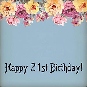 Linked Circles Necklace For Women With Happy 21st Birthday Greeting Card by Ginger Lyne | Sterling Silver Pendant and Chain with Message Card In Logo Black Box | Gifts for Birthday