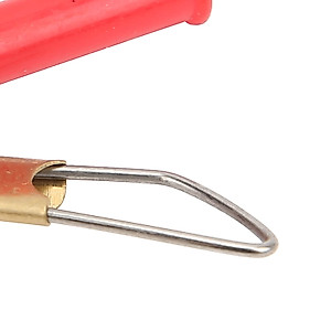 Fishing Sinker, 4Bags Fishing Line Sinker with Metal Snaps ABS Slider Clip Outdoor Fishing Accessories(red) Fibraided Line