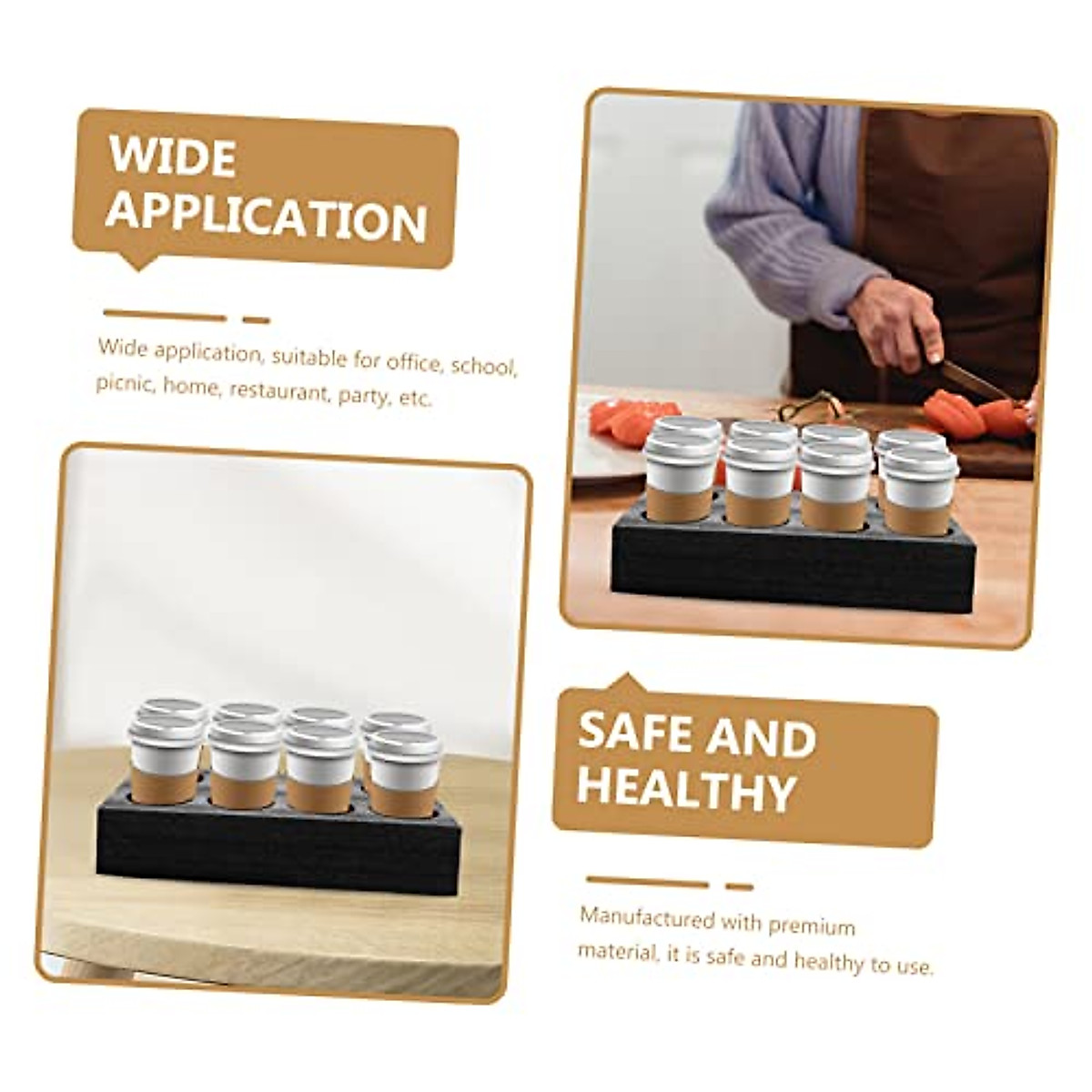 Milk Tea Cup Holder Drink Carriers for Drivers Take Disposable Coffee Cup Holder Outdoor Cup Trays Convenient Cup Holders Silicone Cup Multiple Epe Portable Travel re-usable