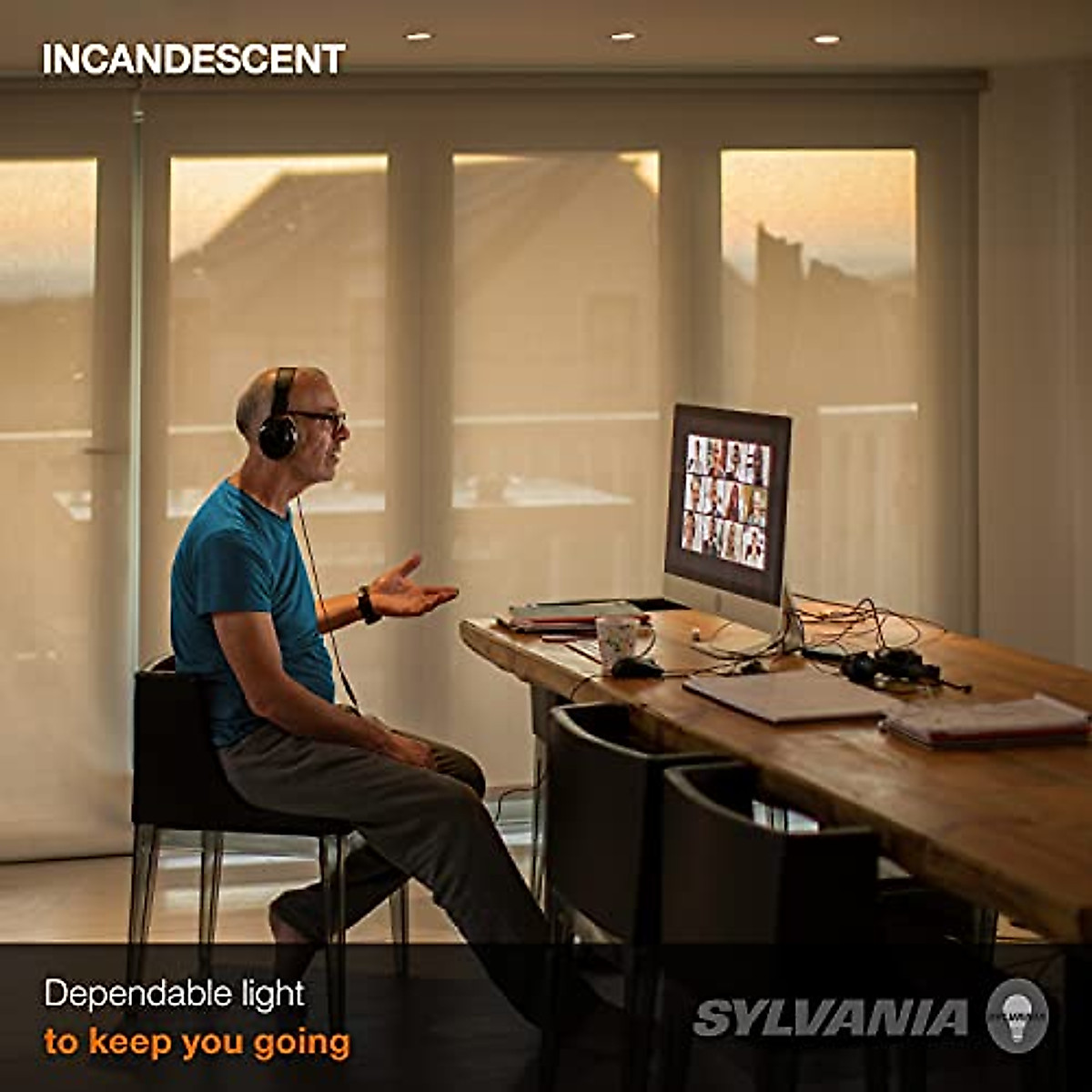 SYLVANIA Incandescent Flood Light Bulbs, R20 45W, 295 Lumens, 2,000 Hours, Value Pack (15676), Warm White, 6 Pack