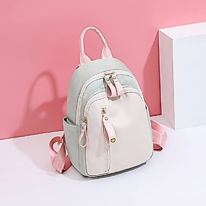 zhongningyifeng Backpack for Women Small, Mini Nylon Travel Backpack Purse, Shoulder Bag Cute Lightweight for Girls