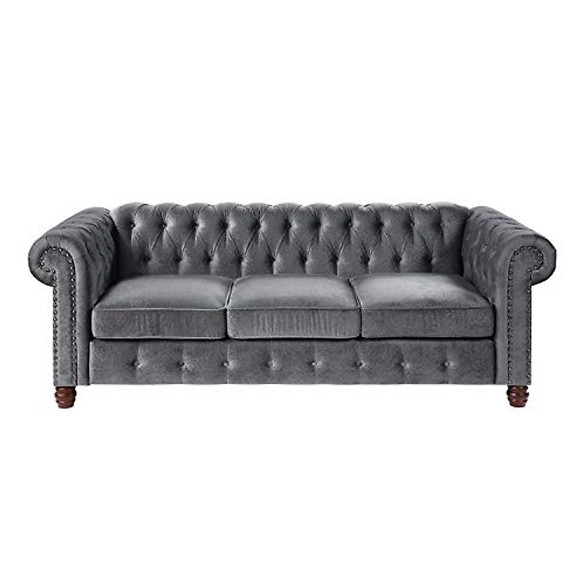 Lexicon Boswell Living Room Sofa, Dark Gray