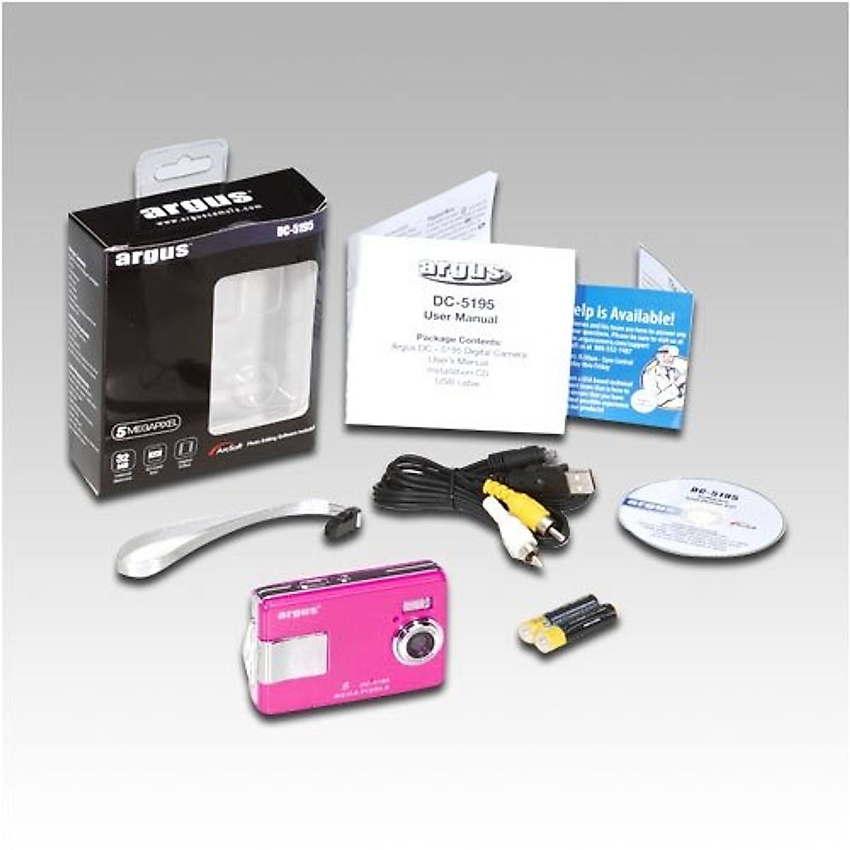 Argus DC-3190 3.2MP 4X Digital Zoom Camera/PC Camera (Silver)