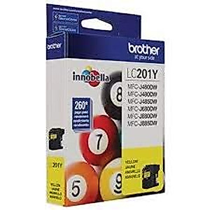 Brother Brand Name Inkjet MFC-J460DW SD YLD Yellow Ink LC201Y
