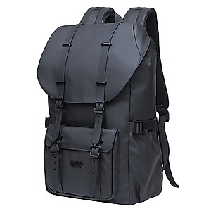 KAUKKO Laptop Outdoor Backpack, Traveling Rucksack Fits 15.6 Inch Laptop(5-8-Black)