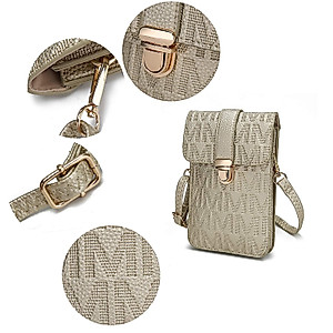 MKF Small Crossbody Cell Phone Purse Wallet for Women – PU Leather Cellphone Bag – Case with Shoulder Strap