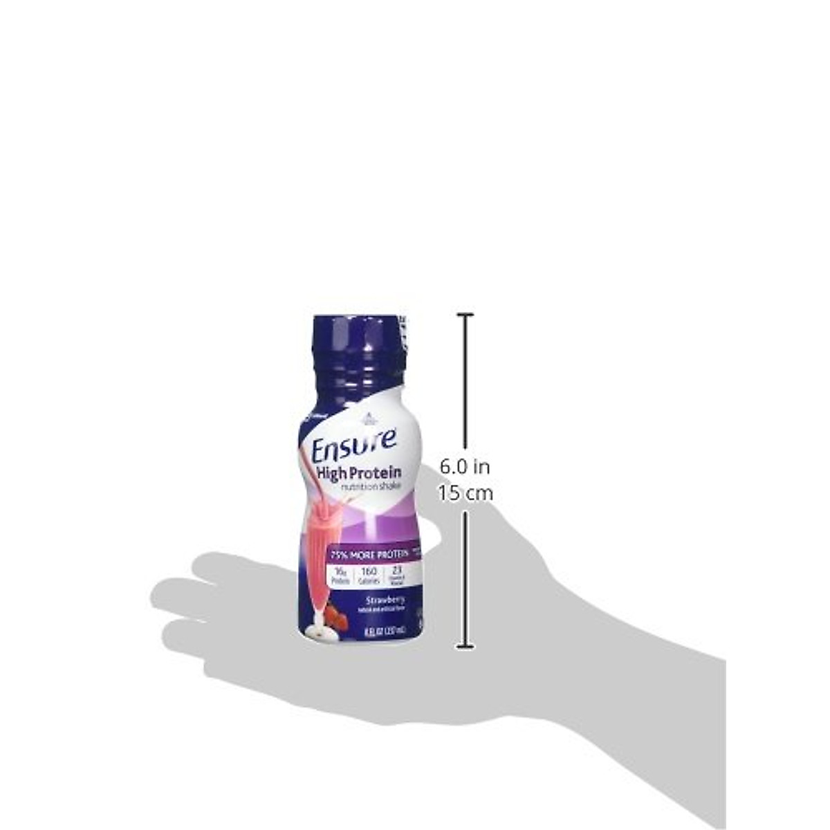 Ensure High Protein Nutrition Shake, Strawberry, 6 Count