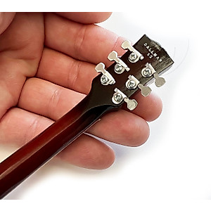 Duane Allman Gibson Les Paul Tobacco Burst "DUANE" Back Mini Guitar Model