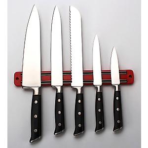 SiliSlick 12”/30.5cm Magnetic Knife Bar - Organize Kitchen Knives, Tool Holder, Utensil Organizer, Storage Rack