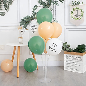 Sage Green Balloons,3 Different Sizes 77 Pack Green Balloons 12 Inch,5 Inch,10 Inch Eucalyptus Olive Green Balloons for Bridal Shower Baby Shower Birthday Wedding