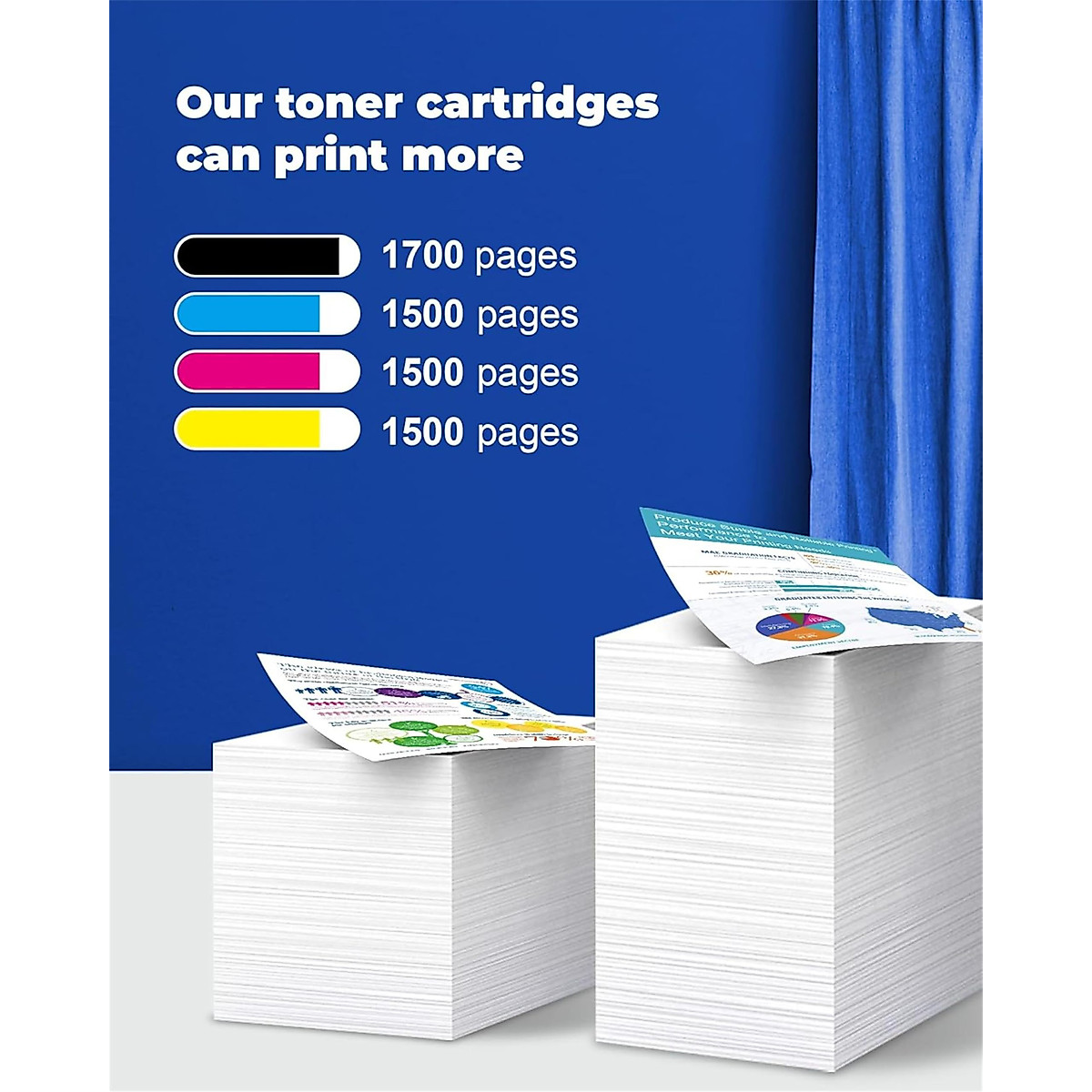 126A Toner Cartridges 4-Pack Replacement for HP 126A CE310A CE311A CE312A CE313A Toner Laserjet Pro CP1025 CP1025nw,Pro 100 Color MFP M175nw M275 M275NW Printer Ink (Black, Cyan, Magenta, Yellow)