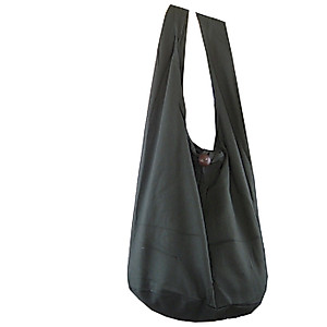 BTP! Thai Monk Buddha Cotton Sling Bag Crossbody Messenger Purse Hippie Hobo Grey L6