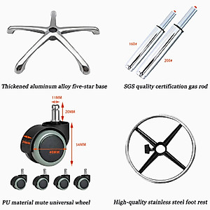 GUNEL Medical Dental Rolling Stool with Backrest, Ergonomic Dentist Chair Lab Seats Adjustable 360 Degree Swivel PU Leather Lift Chair Assistant Stool Chair (Color : Orange)