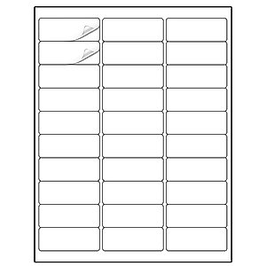 Methdic Address Labels 1" x 2-5/8" 900 Labels Sticker Paper for Laser/Ink Jet Printer Mailing Labels 8.5"×11" White 30 per Sheet