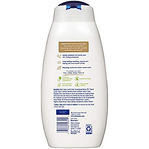 NIVEA Vanilla and Sweet Cream Pampering Body Wash with Nourishing Serum, 20 Fl Oz Bottle