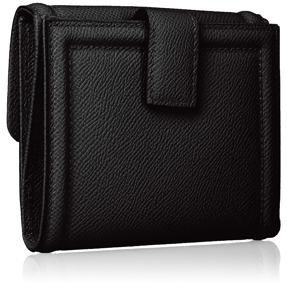 Salvatore Ferragamo 22C911-673755 Vara Ribbon Wallet, Genuine Leather, NERO