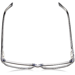 Ray-Ban RX5169 Rectangular Prescription Eyeglass Frames, Black On Transparent/Demo Lens, 54 mm