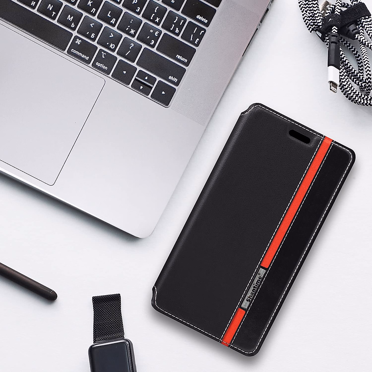 for Xiaomi Redmi 12 4G Case, Fashion Multicolor Magnetic Closure Leather Flip Case Cover with Card Holder for Xiaomi Redmi Note 12R 5G (6.79”)