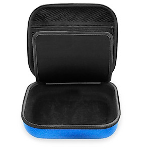 CASEMATIX Blue Toy Case Compatible with 4 VTech KidiGo NexTag Game System Arm Units and Accessories - Includes Travel Case Only